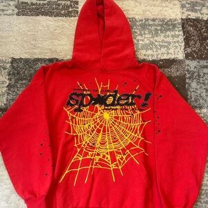 Sp5der | Other | Sp5der Pnk V2 Hoodie Red | Poshmark